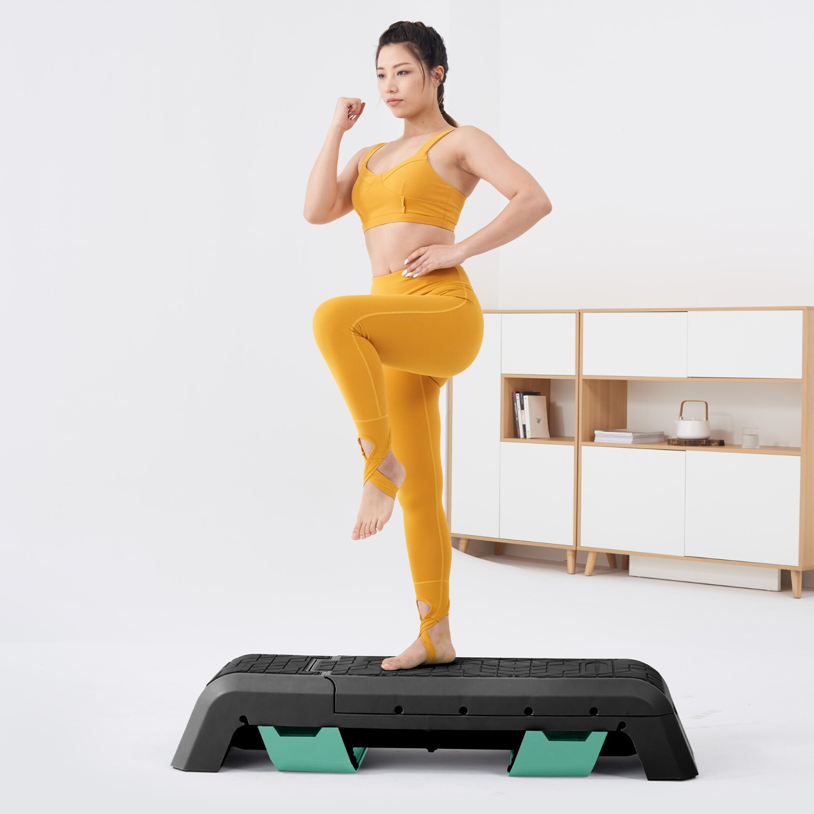 Multifunctional Aerobic Deck with Cord Workout Platform Adjustable ...