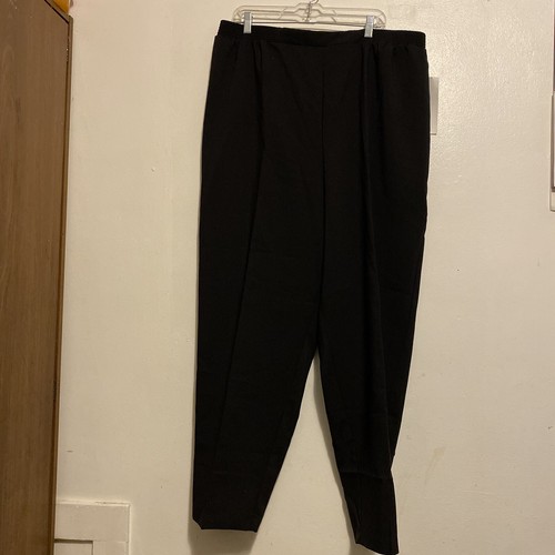 Bend Over Pants Women’s Black Size 24W Black Stretch Pull On Trousers ...