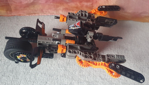 Lego Technic 8516 Robo-Riders The Boss Motorrad Slizer Figur wie ...