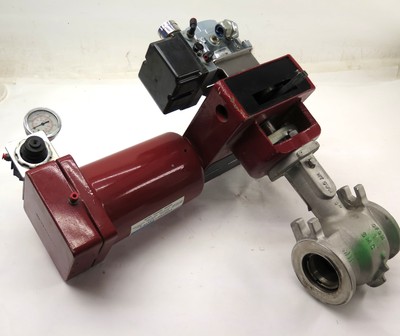 GE / Masoneilan Camflex II 3" Valve 35-35212 & SVI2-21113111 Controller ...