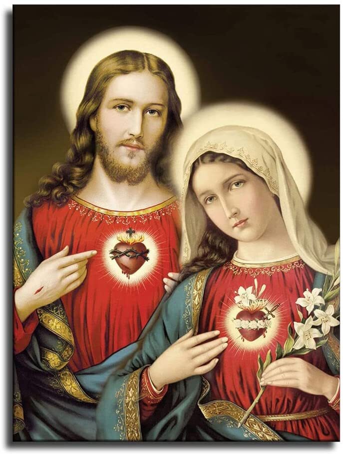 Immaculate Heart Of Mary And Sacred Heart Of Jesus