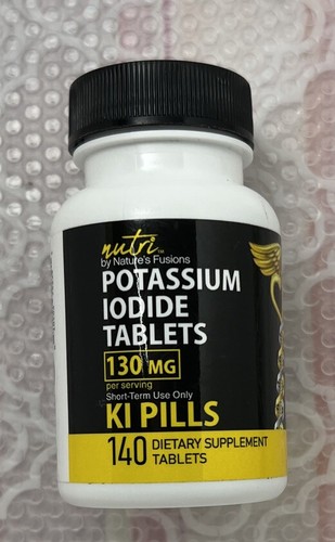 Nutri Potassium +Iodide Tabs 130 Mg 140 Tablets Each Exp 10/33 | eBay