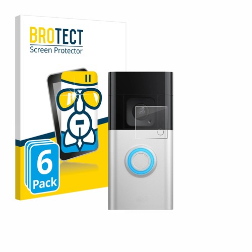 6x Flexible Protection Ecran Verre Film Protecteur pour Ring Video ...