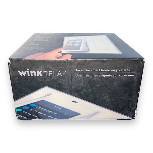 Wink Relay Wall-Mounted Smart Home Controller, 4.3" Touchscreen White ...