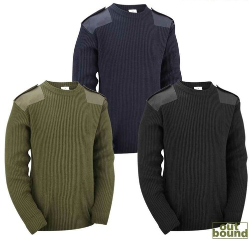 Army Military Combat Style Jumper Commando Pullover Security Winter ...