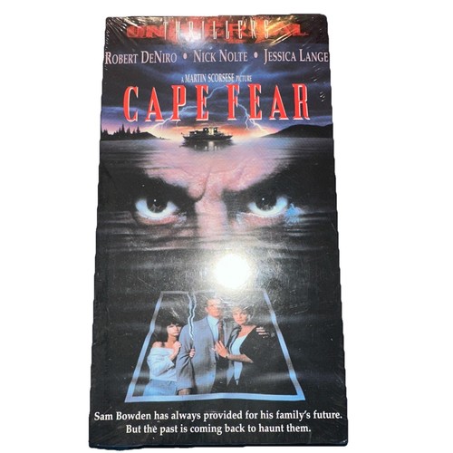 Cape Fear VHS Horror Thriller Robert De Niro Martin Scorsese MCA ...