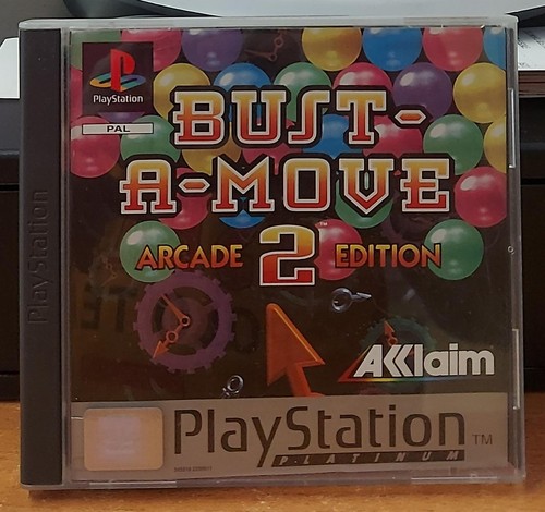 BUST A MOVE 2 PS1 EDIZIONE ITALIANA PLATINUM COMPLETO CONSEGNA 24/48H ...