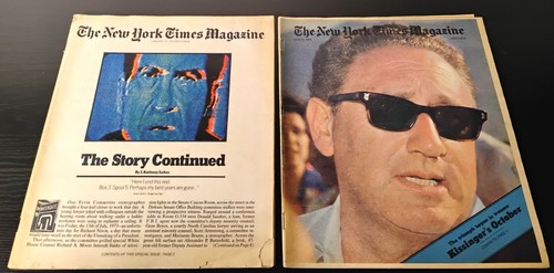 New York Times Magazine, 1974 Nixon's Watergate & Kissinger, Excellent ...