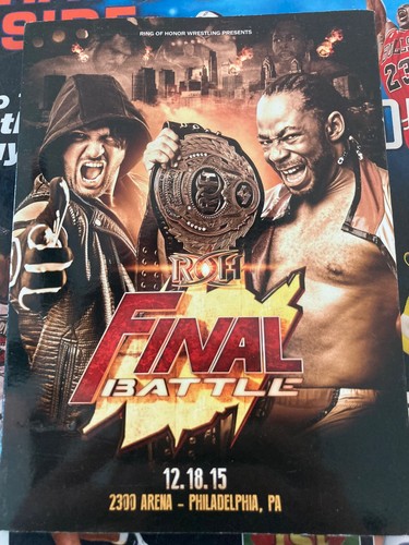 ROH Final Battle 2015 WWE Ring Of Honor DVD 12.18.15 Philadelphia 2300 ...