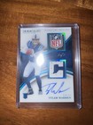 Tyler Warren 1 OF 1 IMMACULATE Signature - NFL Shield / Patch And Auto ...