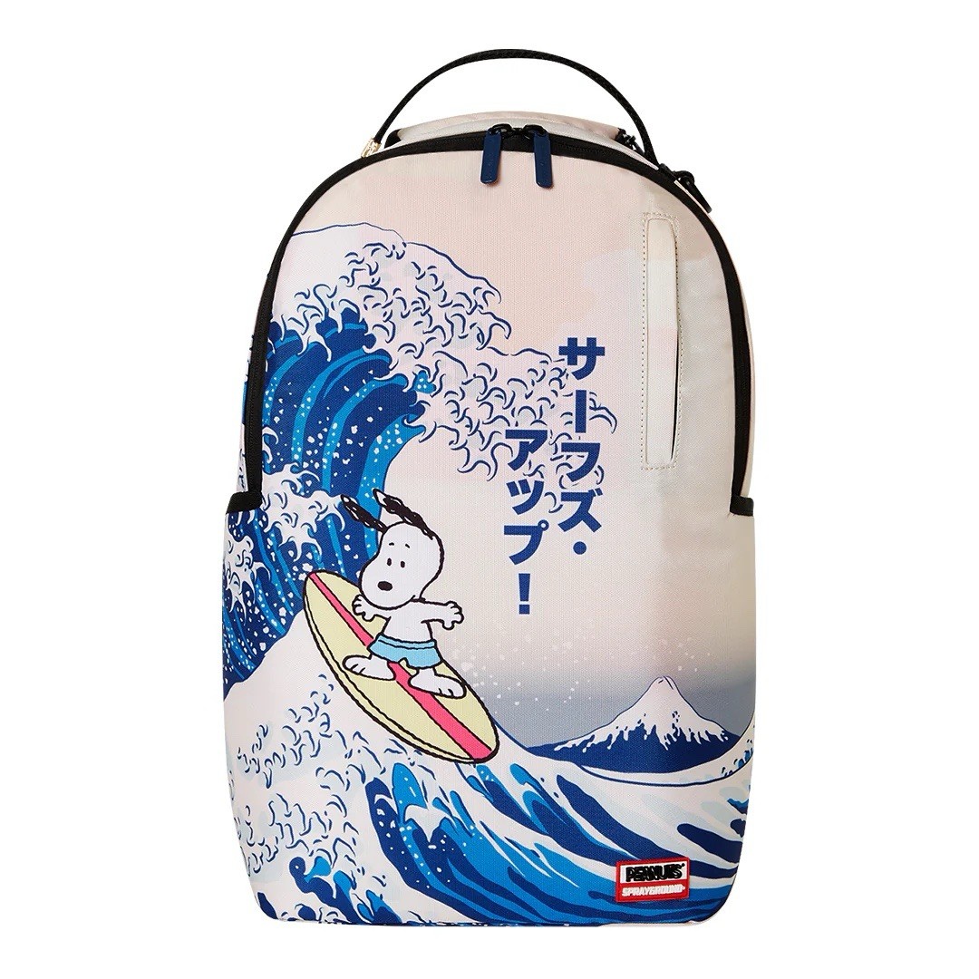 SPRAYGROUND LIMITED EDITION PEANUTS SURFING HOKUSAI DLXR SNOOPY ...