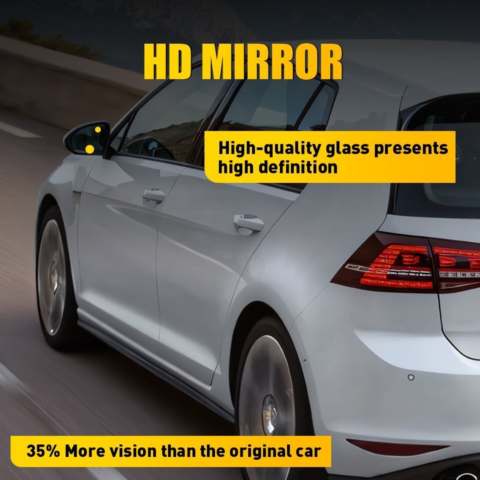 Driver Left Side View Mirror Glass Heated For Volkswagen Golf 2010 2011 ...