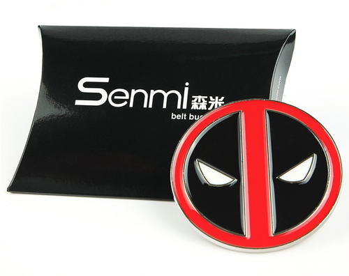 Deadpool Belt Buckle Superhero Belts Dawn of Justice Batman Stylish New ...