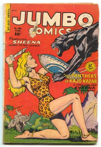 Jumbo Comics #138 1950- SHEENA- Fiction House VG- | eBay