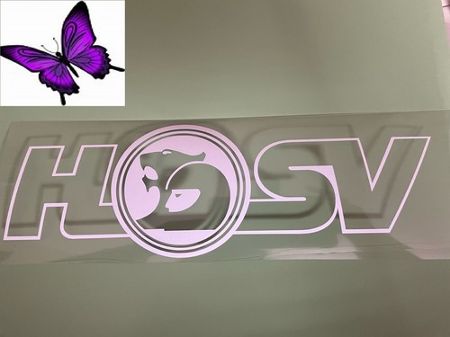 1 x WHITE HOLDEN HSV PERMANENT VINYL DECAL FOR CAR LAPTOP B | eBay