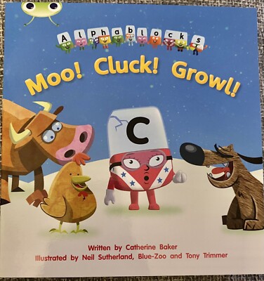 Alphablocks Moo! Cluck! Growl!, Brand New Beautiful Book | eBay UK