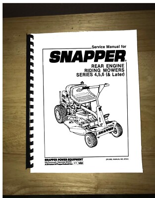 Snapper Rear Engine Riding Mower Series 4,5,6 (& Later) | eBay