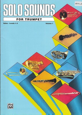 Solo Music Book Solo Sounds For Trumpet Solos-Levels1-3 Volume I Alfred ...
