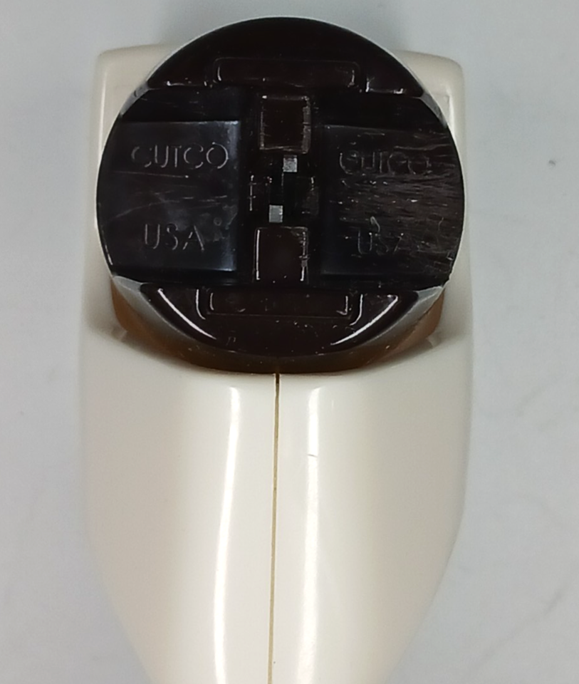 Cutco Knife Sharpener # 82 Pearl White Handle Pull Through Made in USA ...