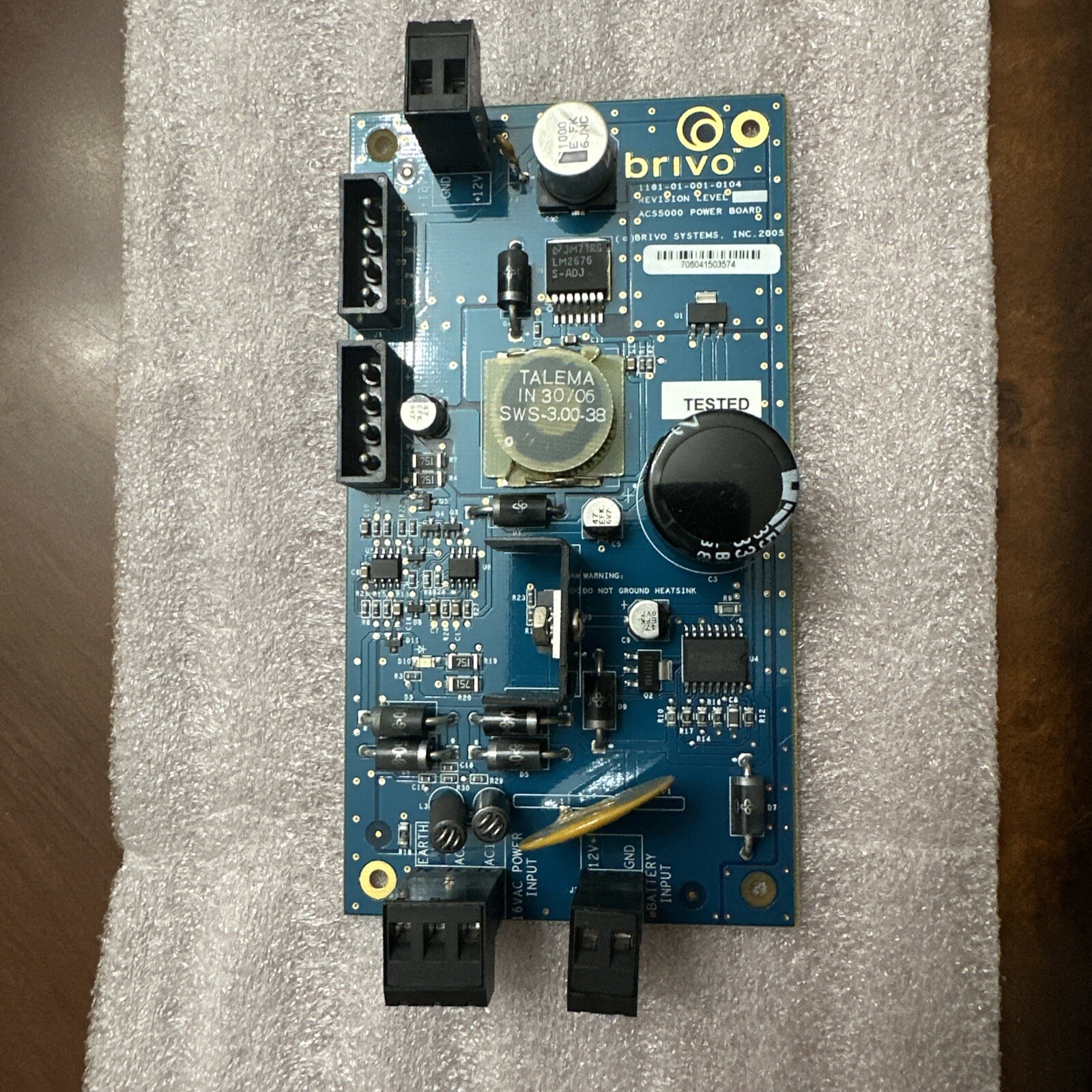 Brivo ACS5000 Power Supply for ACS-5000 1181-01-001-0604 | eBay