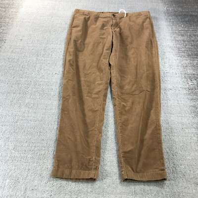 Bonobos Pants Mens Extra Large Long Beige Corduroy Trouser Drawstring ...