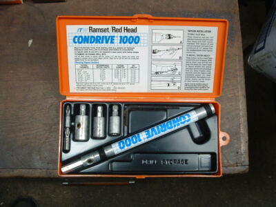 RAMSET MULTI PURPOSE TOOL KIT FOR INSTALLING ALL SIZE TAPCON ANCHORS IN ...