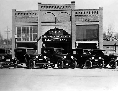 1925 Neely and Sons Garage Moscow Idaho Old Vintage Photo 8.5" x 11 ...