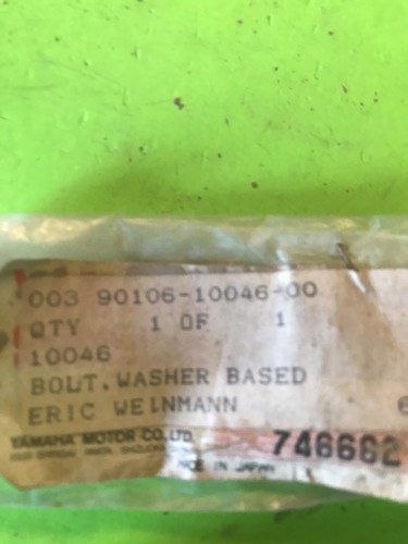 GENUINE Yamaha NOS 90106-10046-00 BOLT, STEERING STEM | eBay