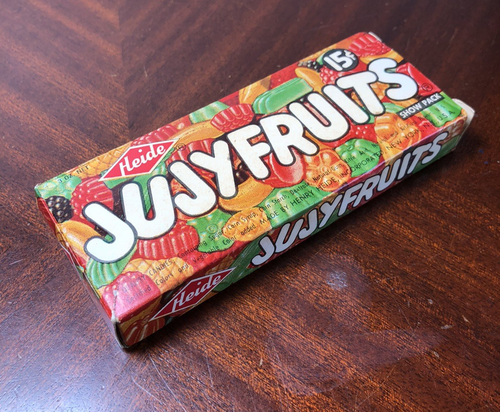 Vintage NOS Heide Candy JUJYFRUITS Show Pack Box 15¢ FULL c'60s | eBay