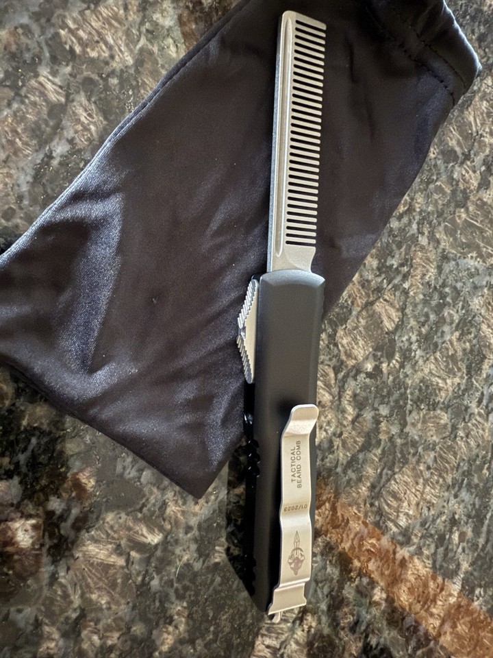 Microtech Knife Marfione Custom Tactical Beard Comb Special Edition ...