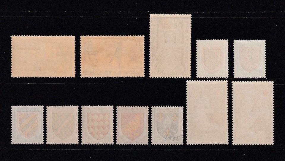 FRANCE 1954 SHORT 34 STAMPS YEAR SET | eBay Australia