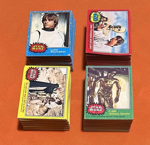 1977 Topps Star Wars Complete SERIES 1-4 Vintage Card Set *CgC605* | eBay