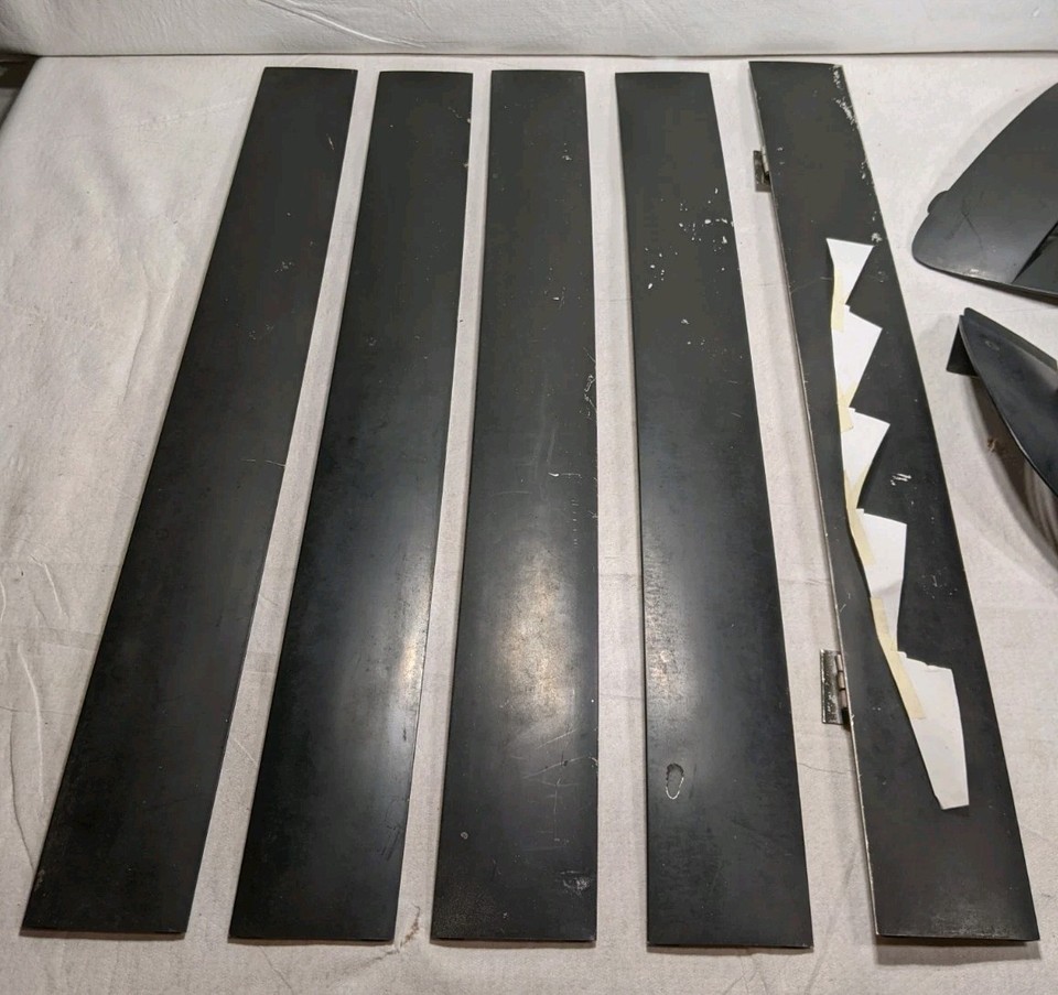 1975-81 Cragar Black Magic One Piece Louvers Vents Camaro Z28 Trans Am ...