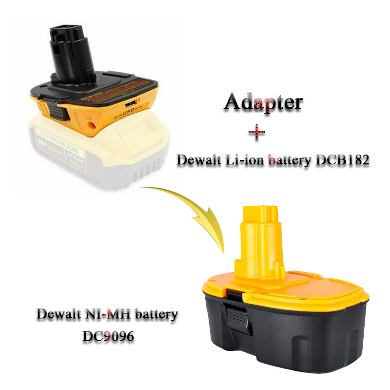 1-2Pack DCA1820 MAX To 18V Adapter Converter For Dewalt 20V Li-ion ...