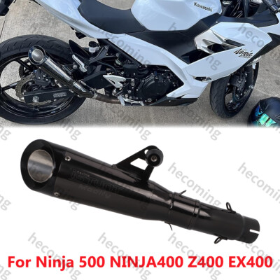 Ninja 500 Exhaust Pipe For Kawasaki Z400 Ninja 400 2018-2025 Muffler ...