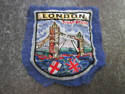 London Tower Bridge Woven Cloth Patch Badge (L5S) | eBay UK
