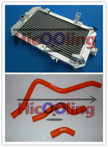 ALUMINUM RADIATOR FOR YAMAHA RAPTOR 660R YFM660R 2002-2005 + RED ...