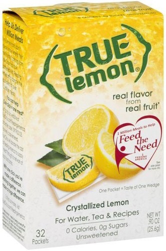 True Lemon Crystallized Lemon - 32 Packets - Net Wt. 0.9 oz | eBay