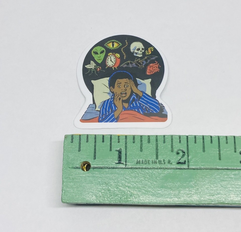 E Is For Existential Dread Sticker Decal Humor Graphic Retro Vinyl Art ...