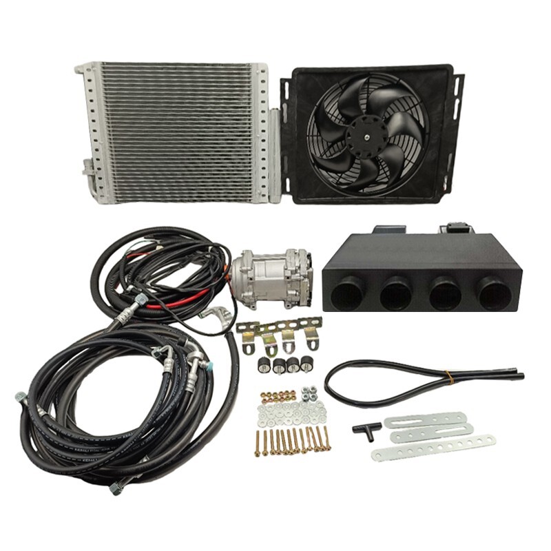 DC 12V Cool&Heat Underdash Electric Air Conditioner Universal Auto Car ...