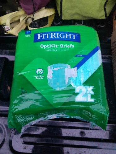MedLine FitRight OptiFit Briefs 20 Pack 2XL Ultra Adult Diapers ...