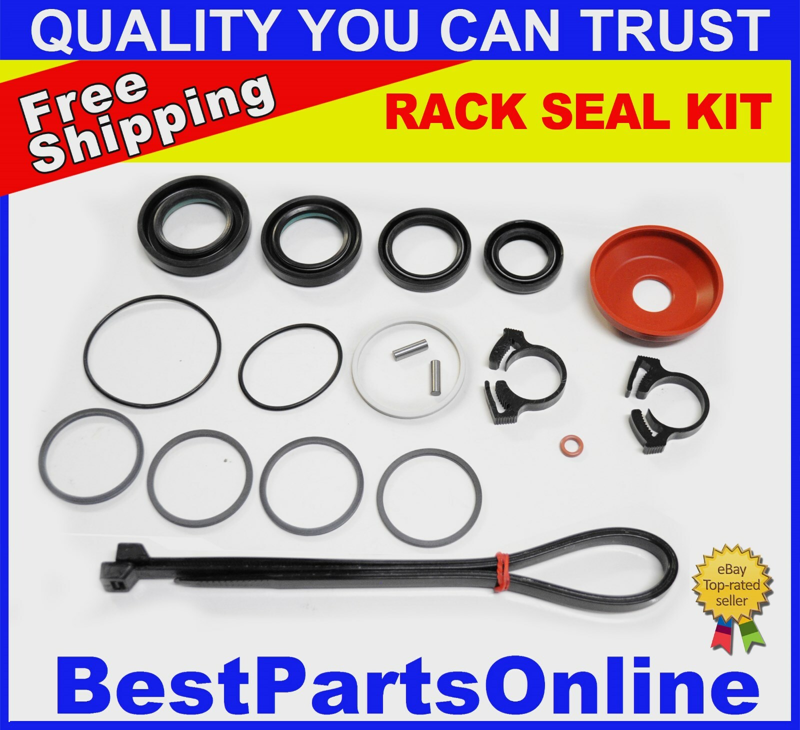 Power Steering Rack and Pinion Seal Kit for Pontiac GTO 2004 2005 2006 ...