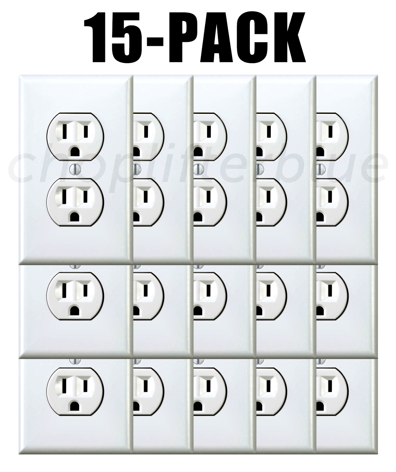 Electrical Outlet Stickers 15-Pack Prank Fake Joke Funny Custom Decal ...