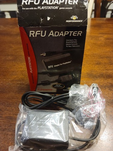 PS1 RFU Adapter for the PlayStation 1 Game System Performance Brand, w ...