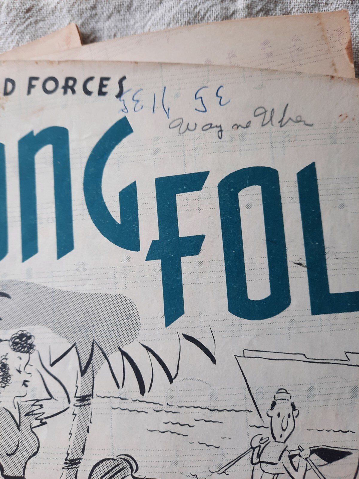 Armed Forces Song Folio Aug Nov Dec 1954 Lot Of 3 | eBay