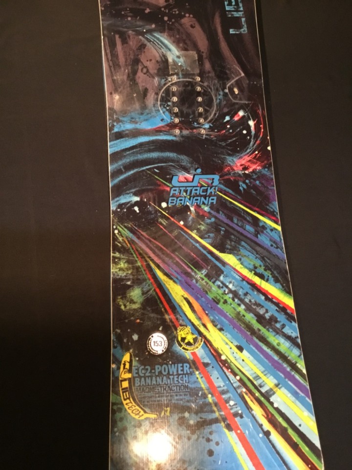 Lib Technology EC2-Power Attack Banana Snowboard 153cm | eBay
