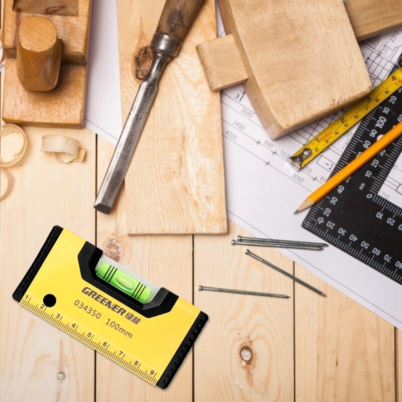 Leveling Tool Mini Pocket Level Portable ShockResistant Bubble Level ...