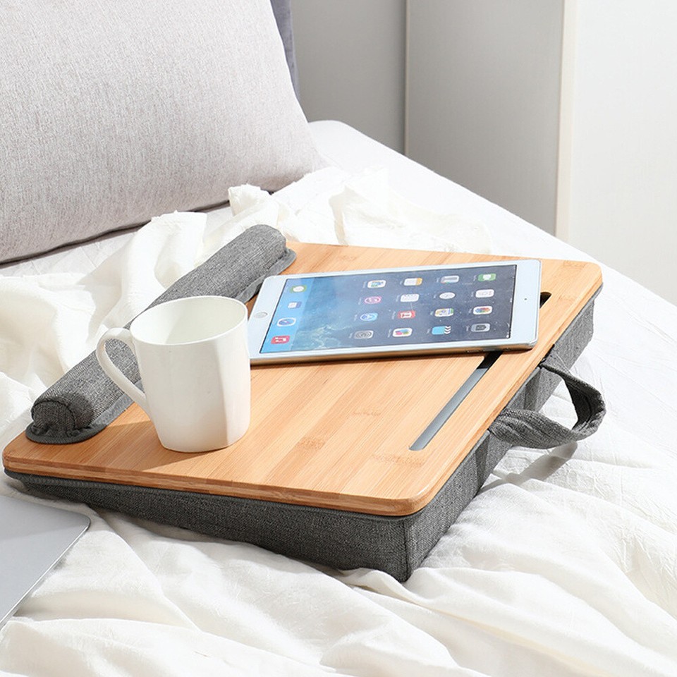 Lap Cushioned Desk Knee Laptop Notebook Tray Portable Computer Tablet ...