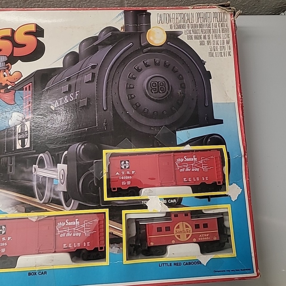 Vtg 1992 Toys "R" Us HO Scale Express Electric Train Set w/Box | eBay