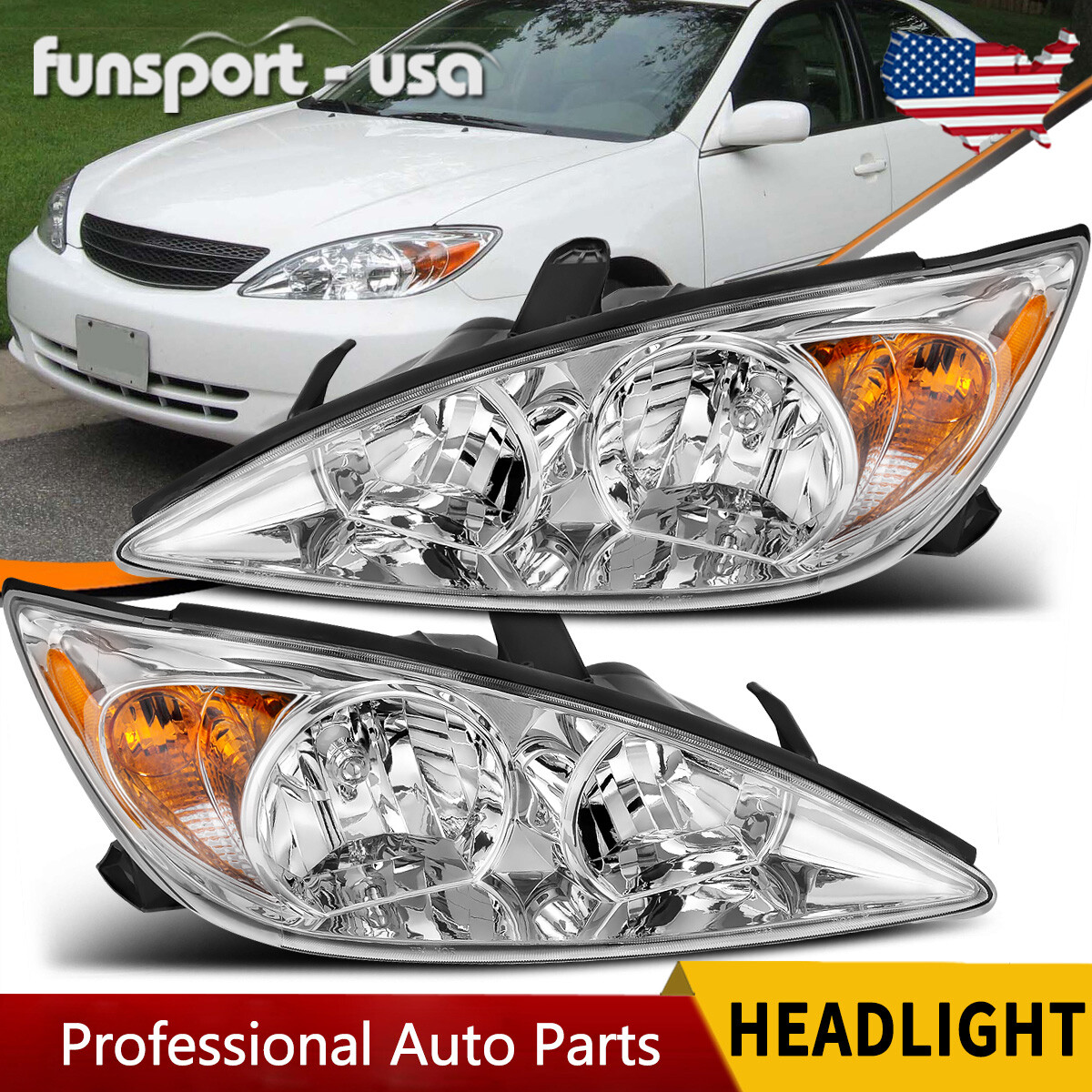 2004 Toyota Camry Headlights